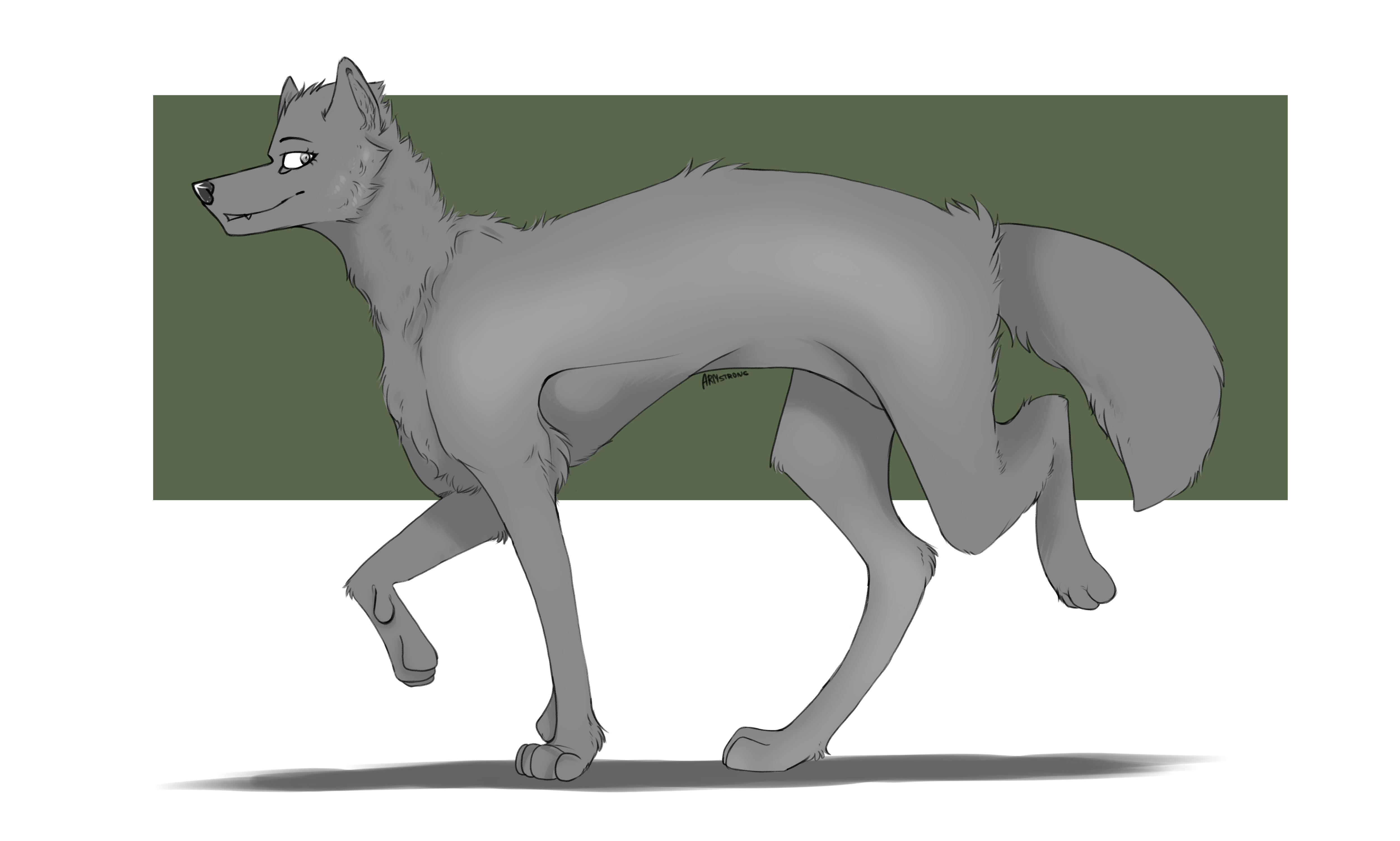 Wolf free line art by KennyVirtsetti on DeviantArt