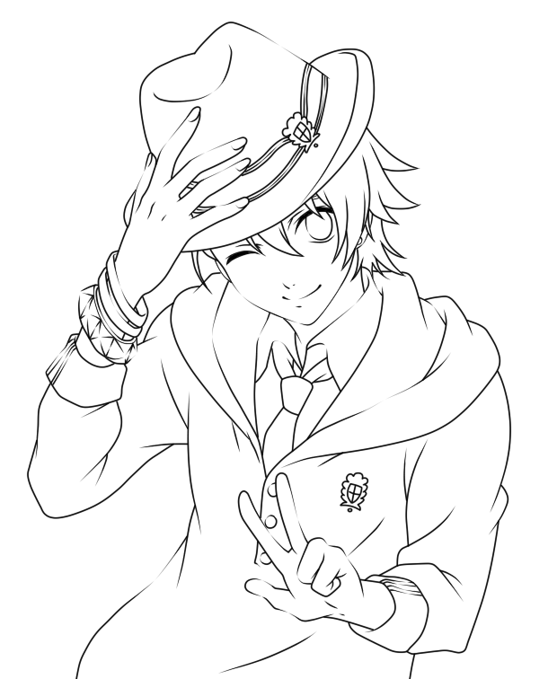 LINEART - Kurusu Shou - by piko-chan4ever on DeviantArt