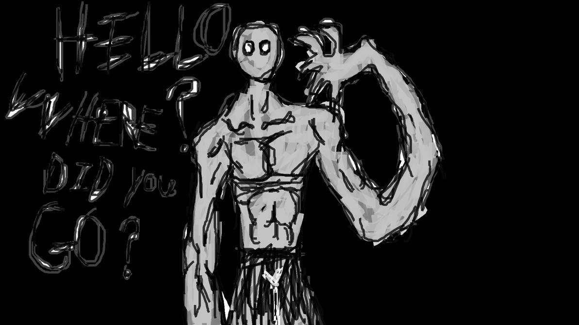 Slender Man V.S. Thomas (The Gryn) by drew97 on DeviantArt