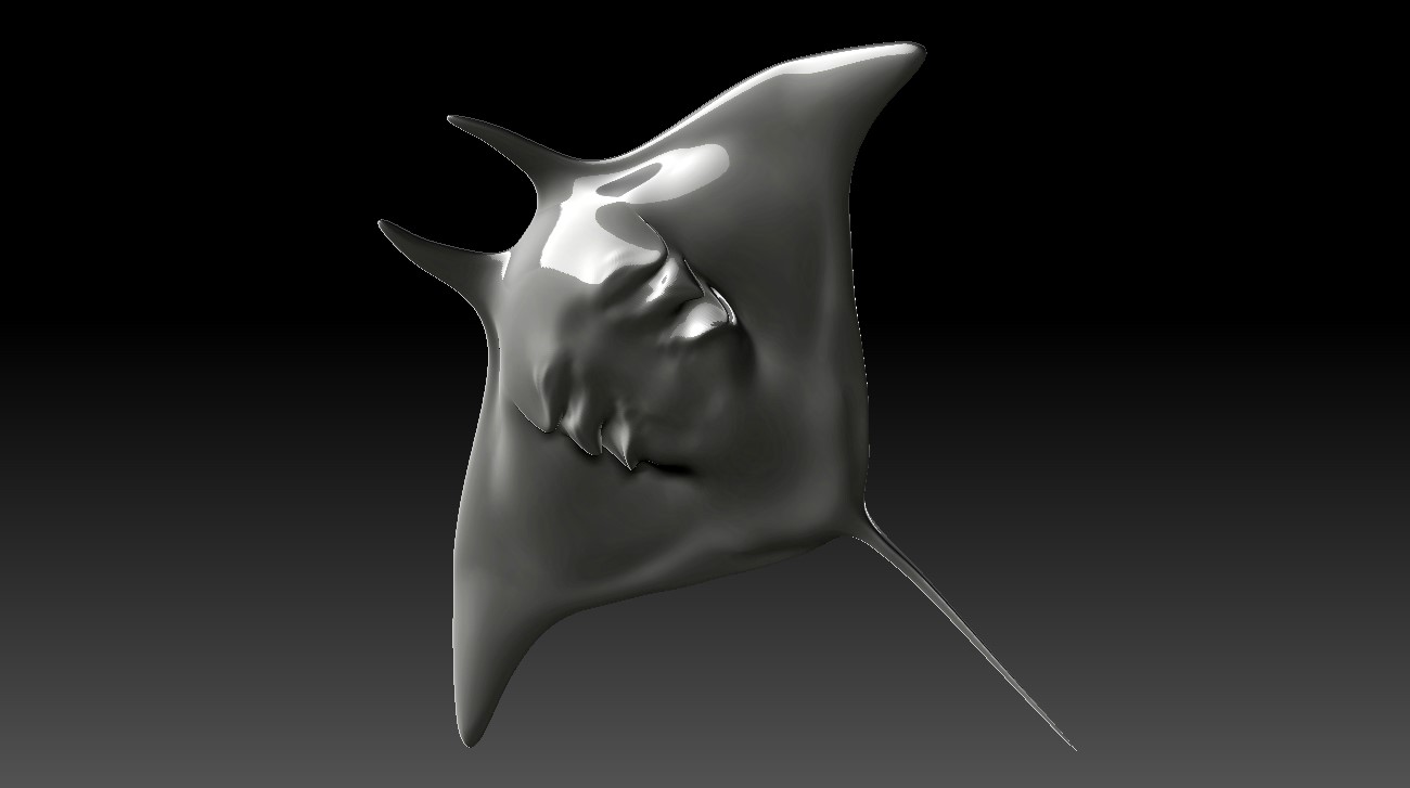 Free FBX 3D Model - Manta Ray Fantasy Concept Art by New-Bytes on ...
