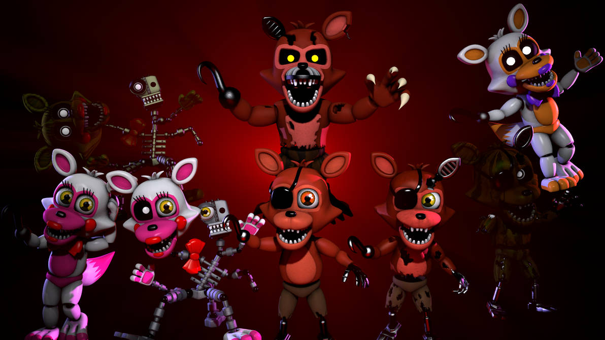 FNaF World Foxy Generations by PamKunggSFM on DeviantArt