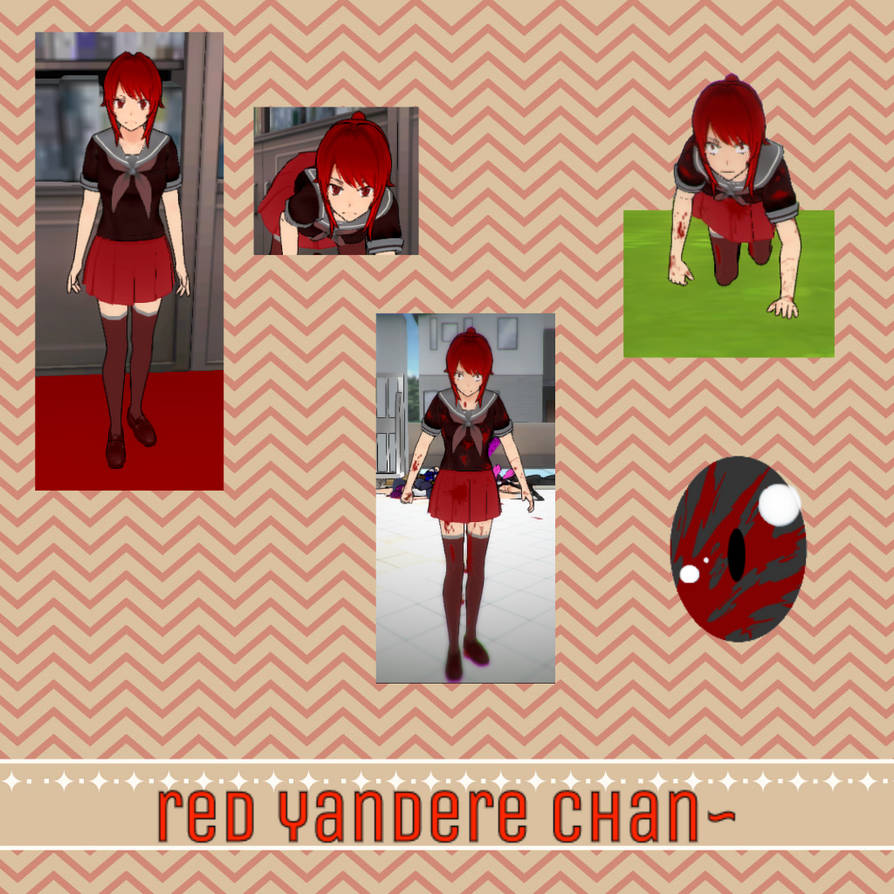 red Yandere Simulator Skin [ test ] by nerdgirlkyra on DeviantArt