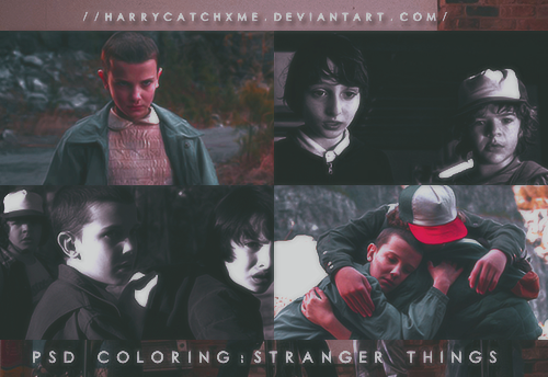 PSD COLORING #4 | Stranger Things by harrycatchxme on DeviantArt