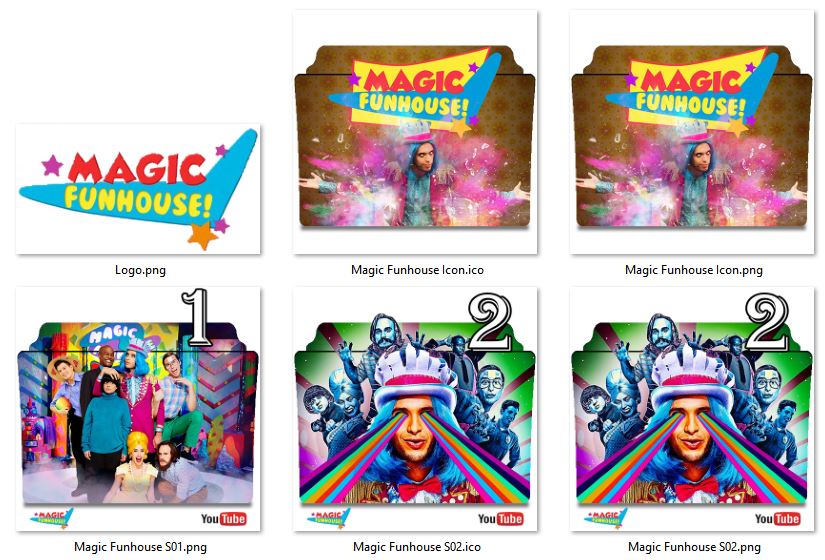 Magic Funhouse Icons by Tripper511 on DeviantArt