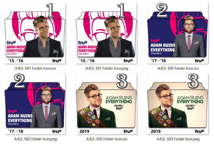 Adam Ruins Everything Season Folder Icons by Tripper511 on DeviantArt