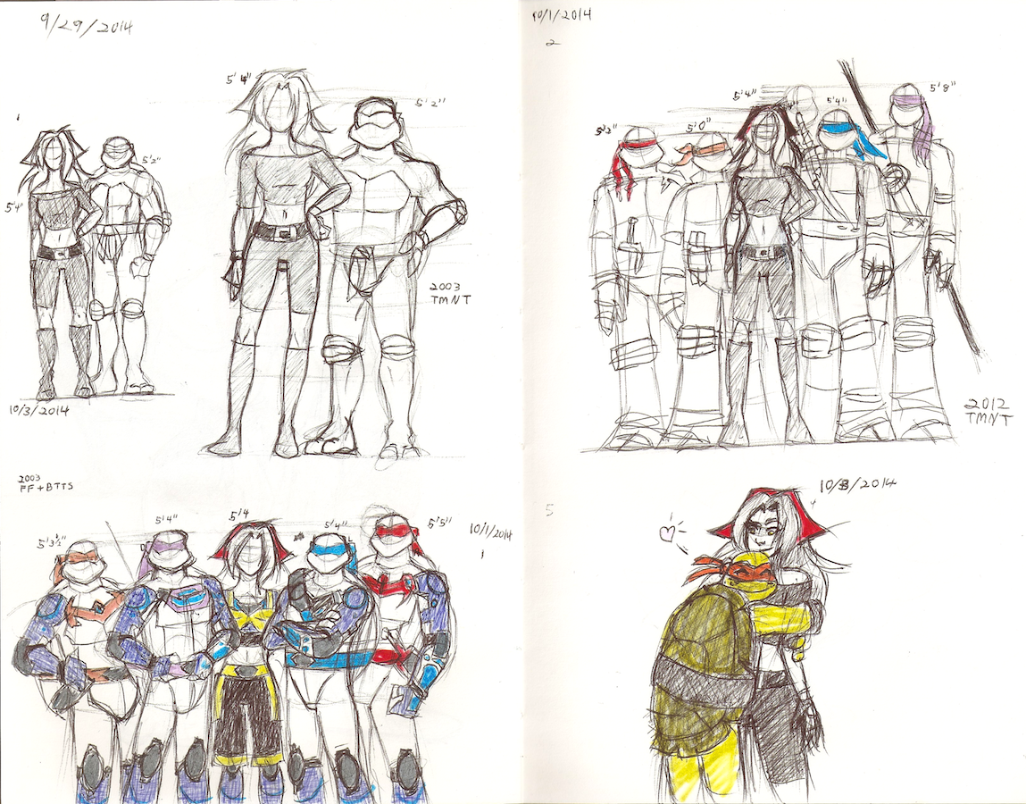 Mitch TMNT Height chart by mcaputo123187 on DeviantArt