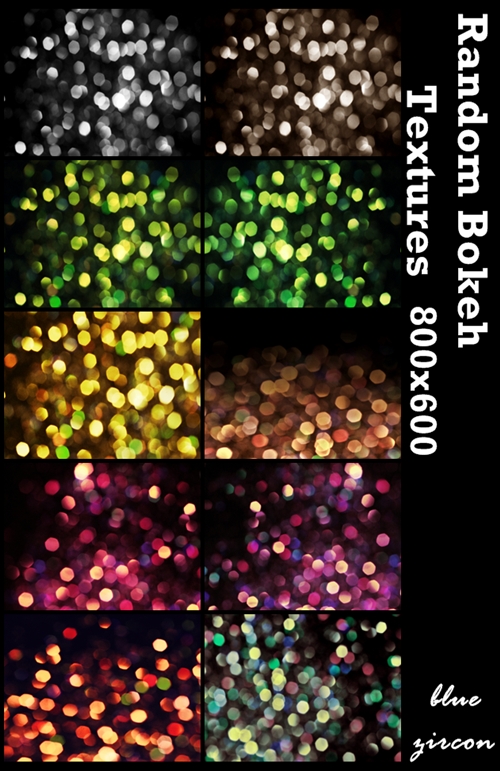 Bokeh Textures Pack by bluezircon-graphics on DeviantArt