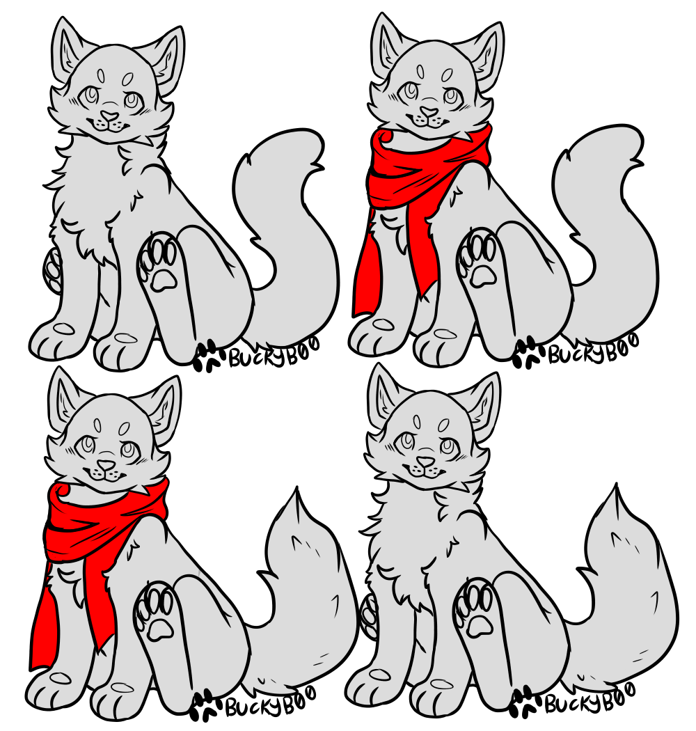 Scarf Dogs and Cats Base F2U by BuckyB00 on DeviantArt
