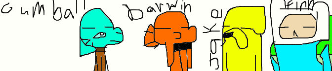 Gumball,Darwin,Jake and Finn by jopayTheYoungGirl on DeviantArt
