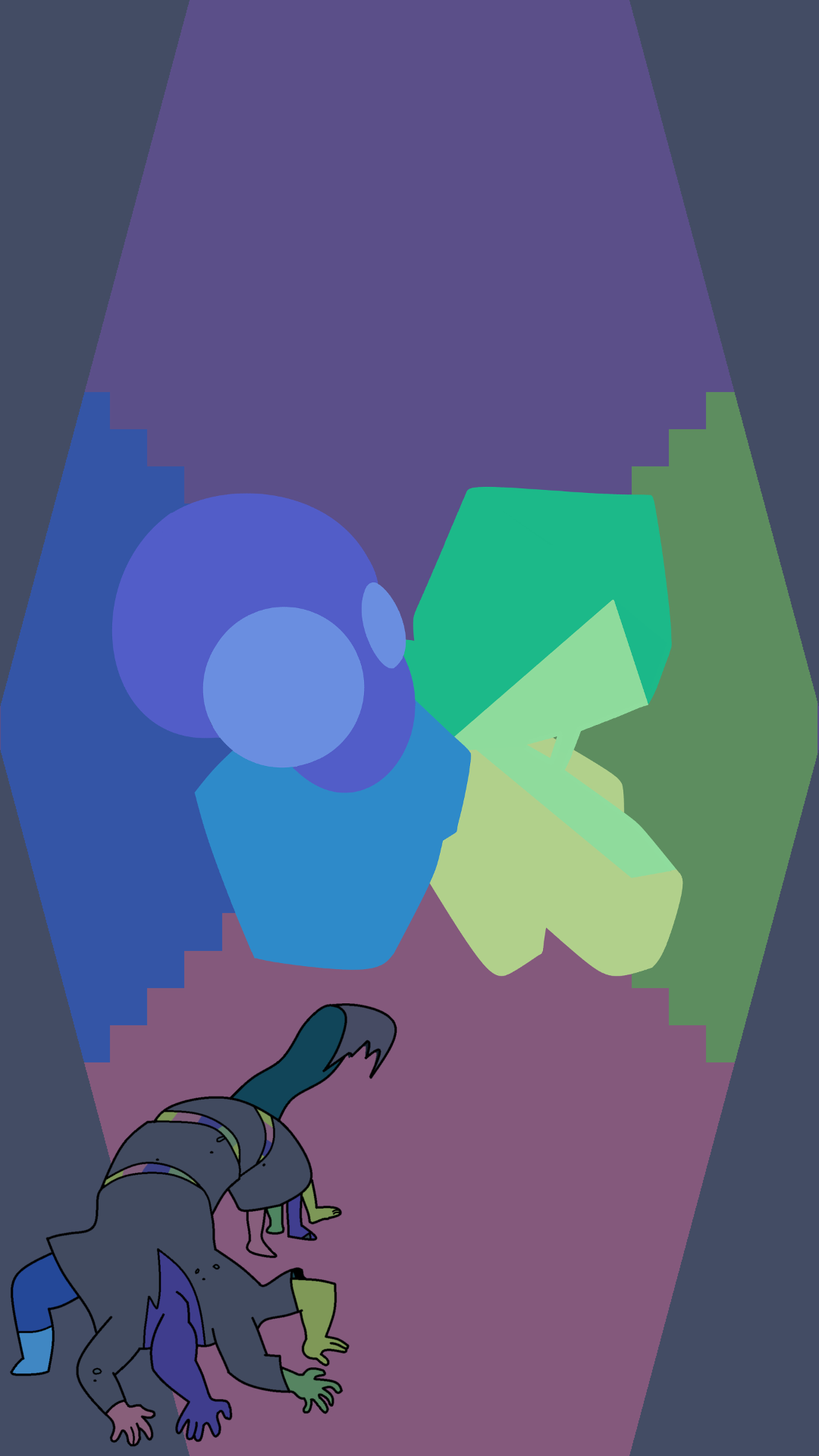 SU Cluster Gem Minimalist Phone BG by JohnMiachels on DeviantArt