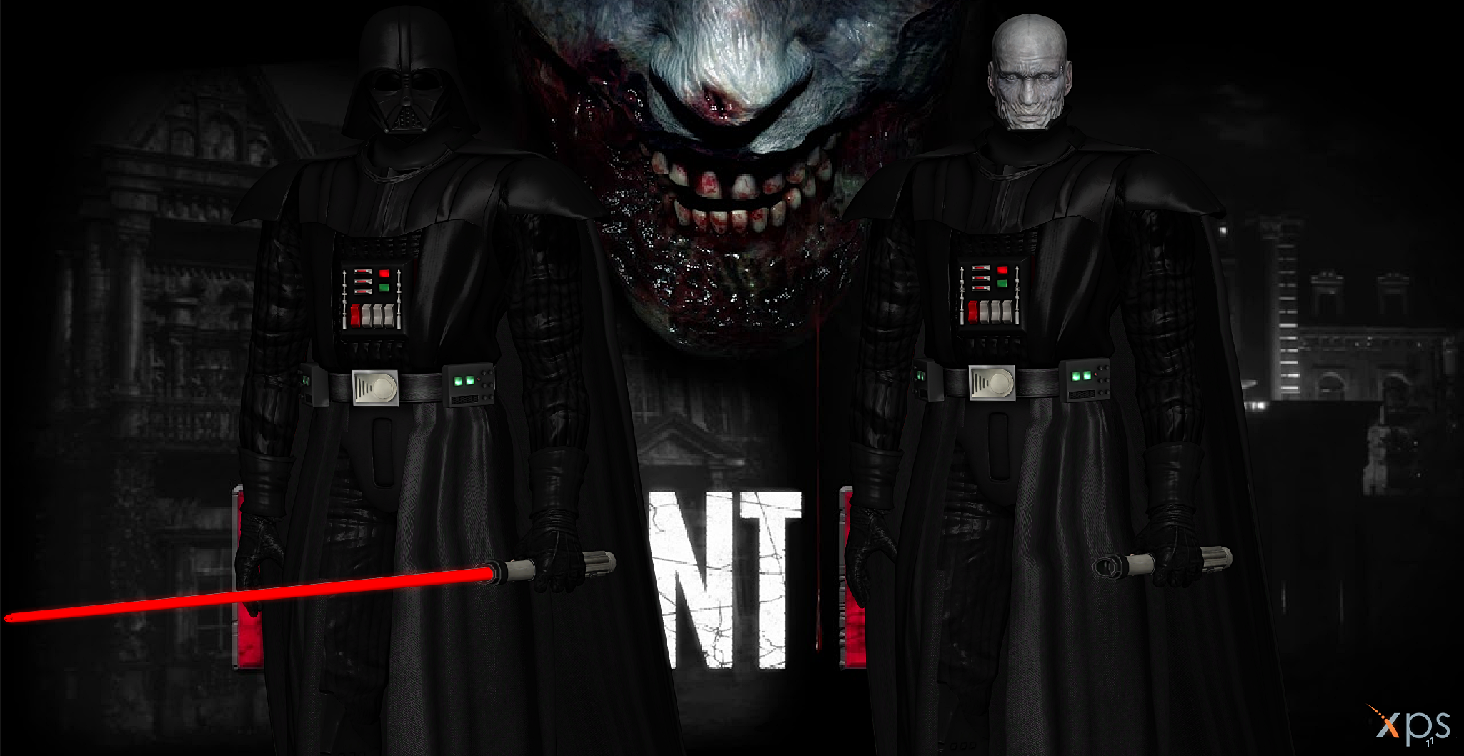 [xps] RE2 - 'MrX Vader' by KittyKatye on DeviantArt