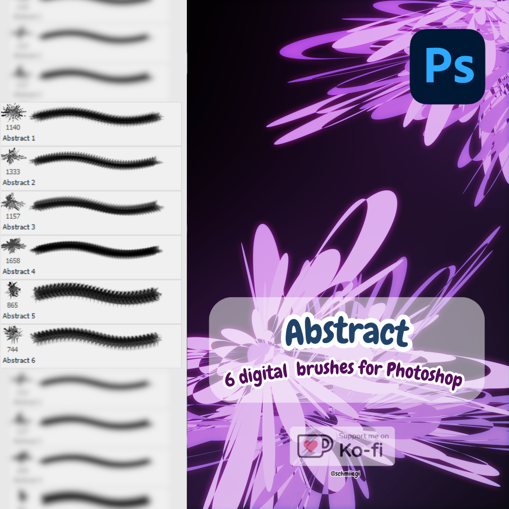 6x Abstract Brushes for Photoshop and Gimp by Alicante-Design on DeviantArt