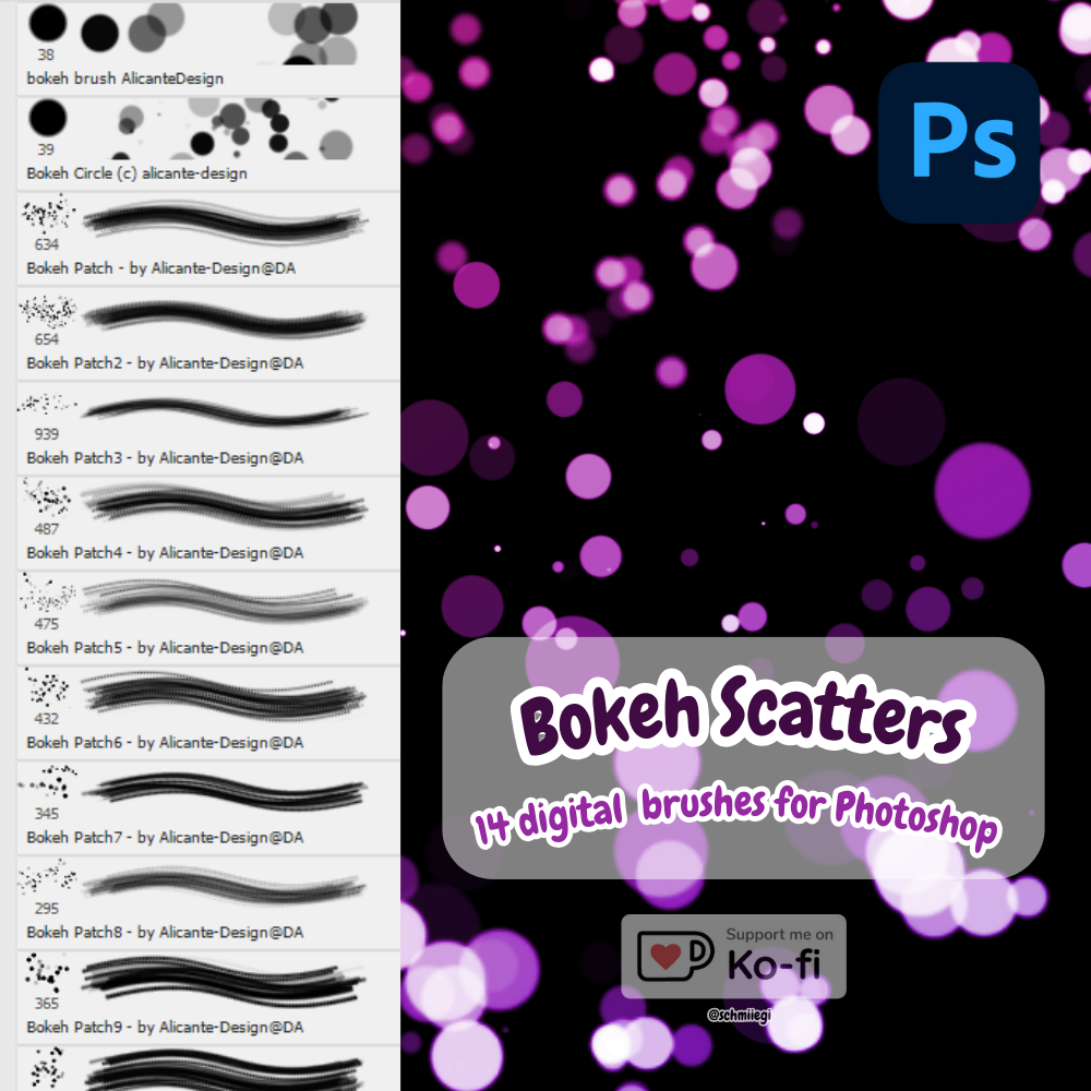 14x Bokeh Brushes for Photoshop and Gimp by Alicante-Design on DeviantArt