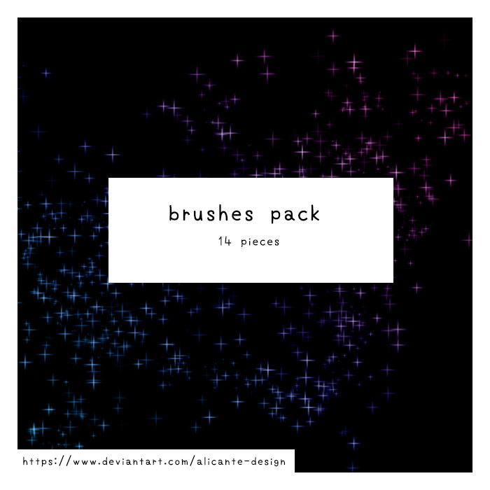 14x Glitter/Sparkle Brushes for Photoshop and Gimp by Alicante-Design ...