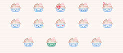 14x Cupcake Emoticon Set by Alicante-Design on DeviantArt