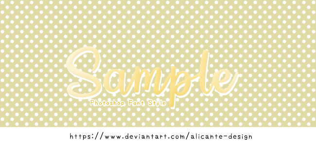 Photoshop - Font Style by Alicante-Design on DeviantArt