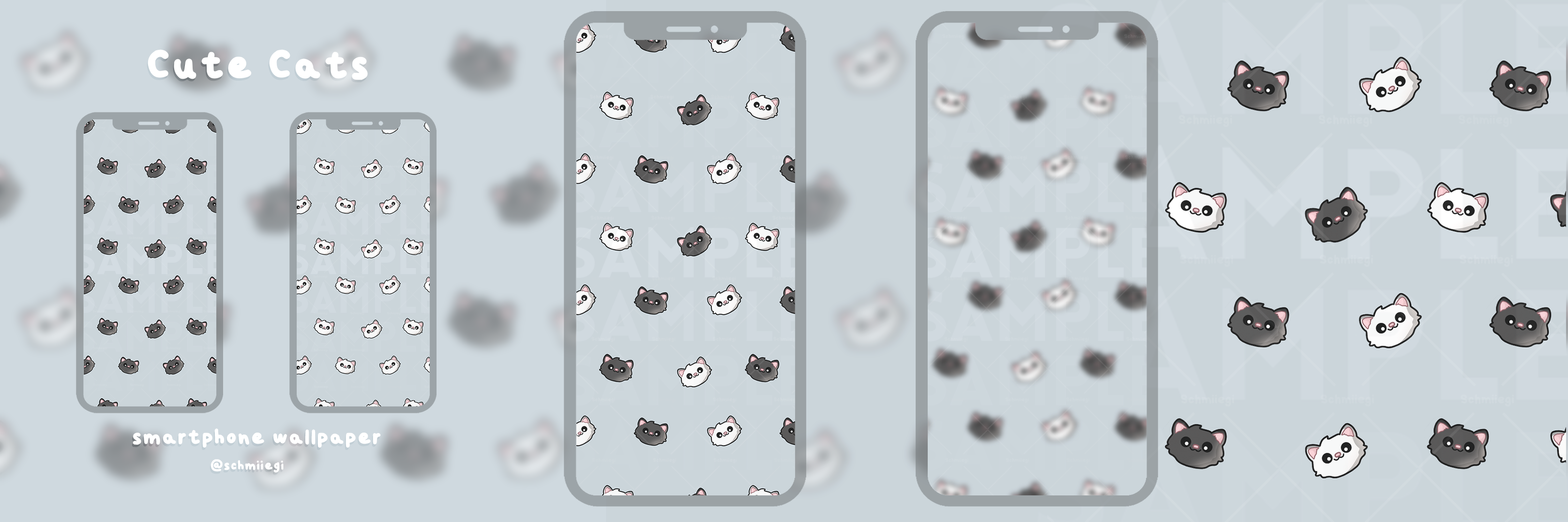 3x Cute Cats Smartphone Wallpapers by Alicante-Design on DeviantArt