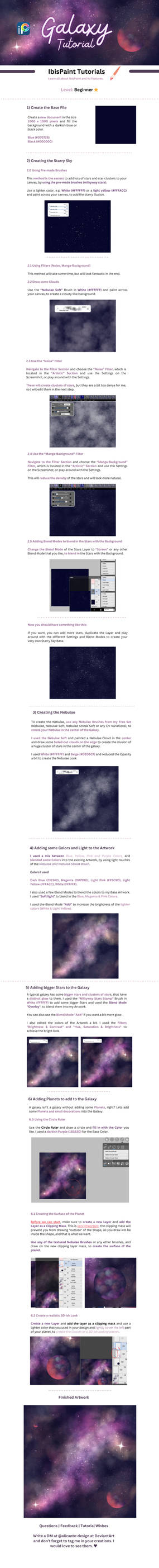 Galaxy Tutorial for IbisPaintX by Alicante-Design on DeviantArt