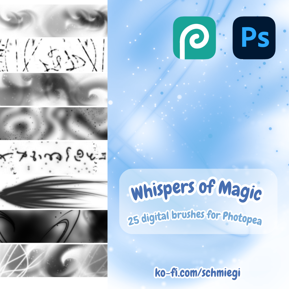 Magic Brushes for Photopea, Photoshop CS+ by Alicante-Design on DeviantArt