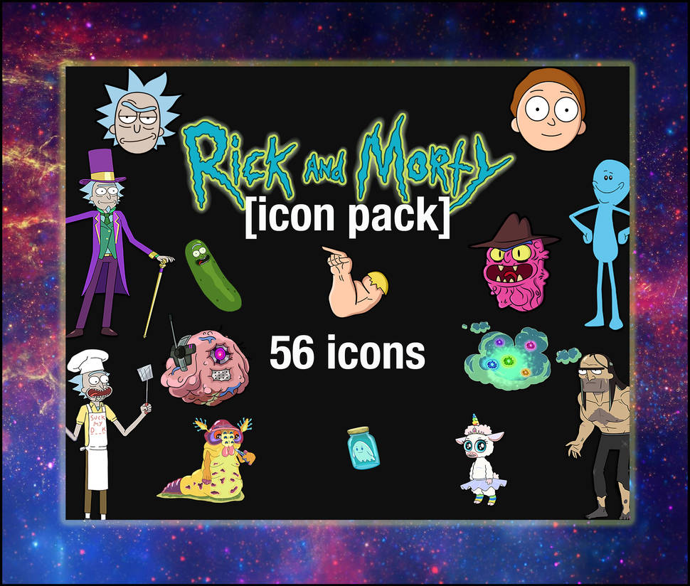 Rick and Morty Icon Pk by trentsxwife on DeviantArt