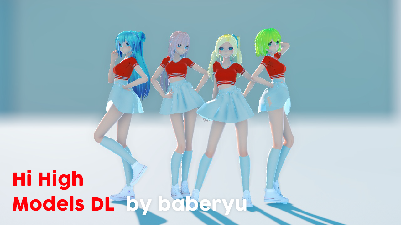 MMD Hi High Models DL by Baberyu by babemmd on DeviantArt