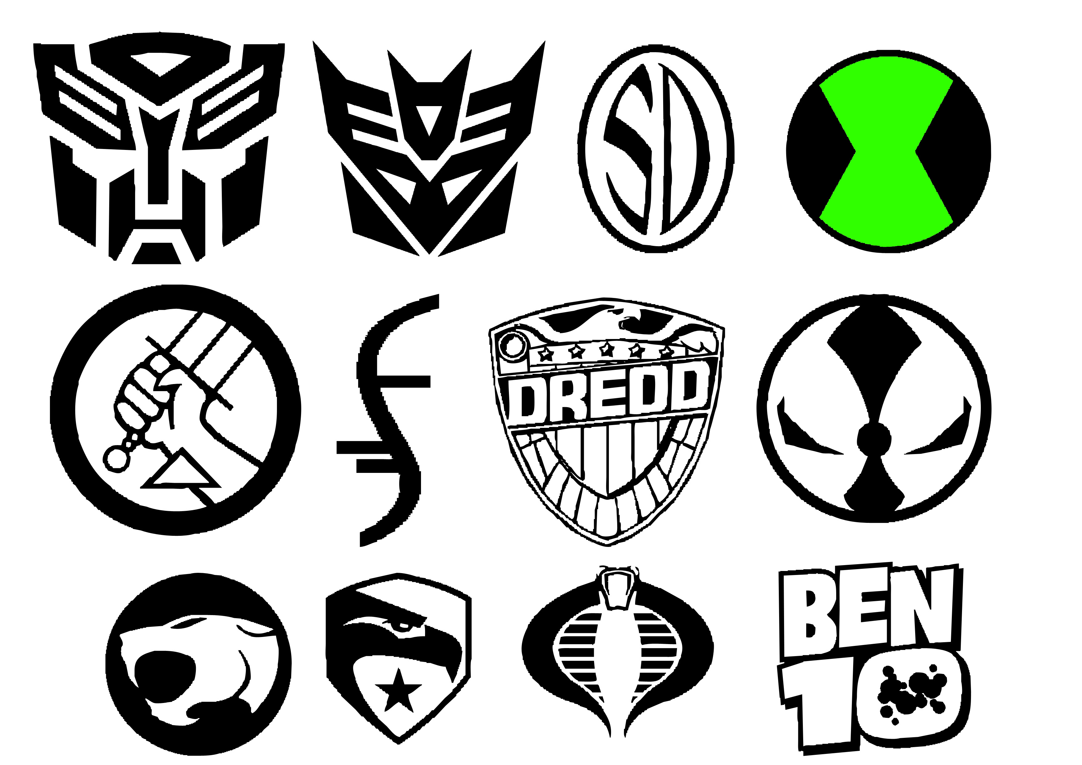 Misc comic symbols by Geekbot71 on DeviantArt