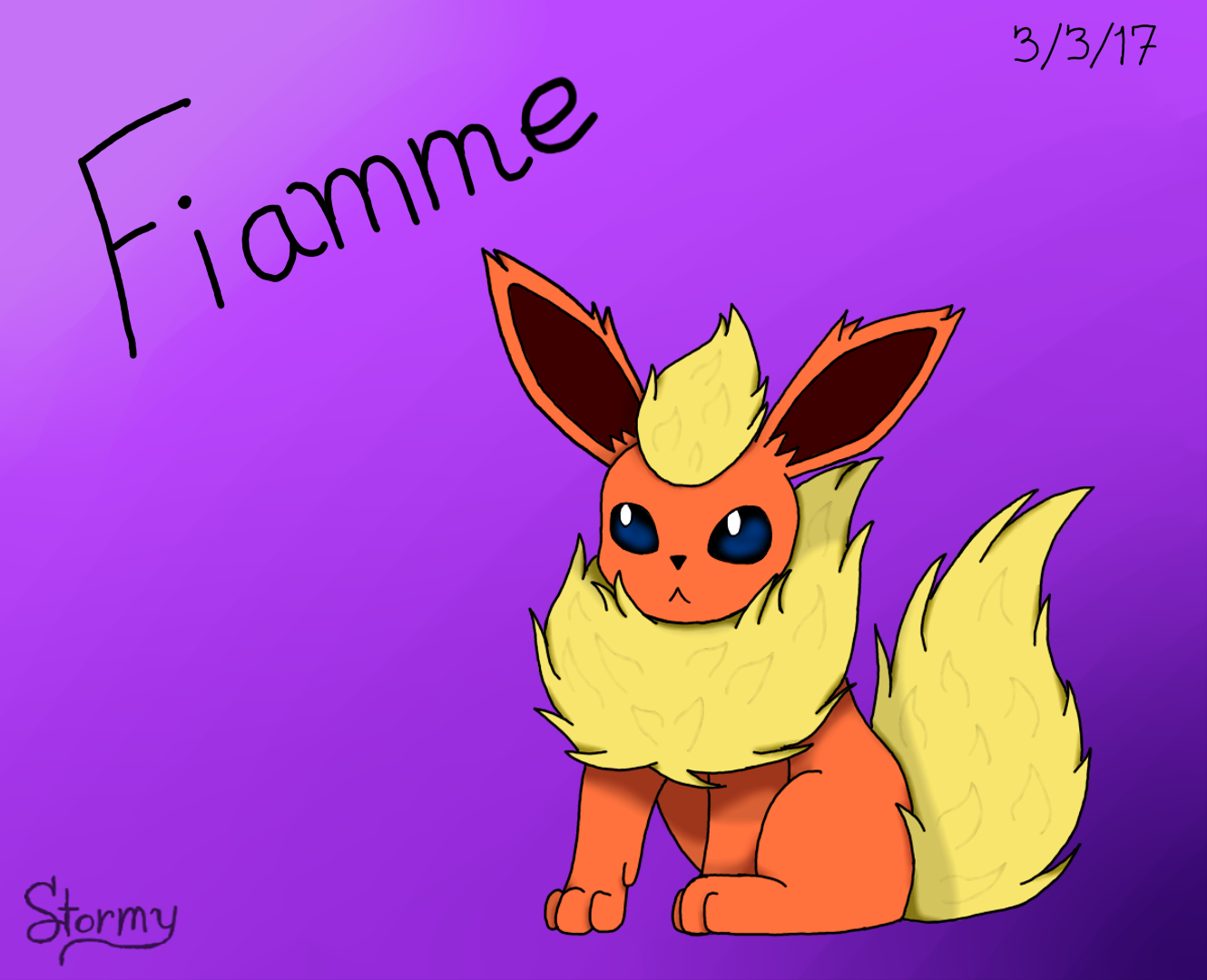 Flareon by CrystalHeart246 on DeviantArt