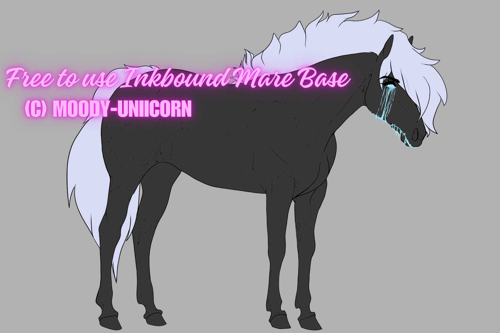 Free inkbound Mare Base by Moody-Uniicorn on DeviantArt