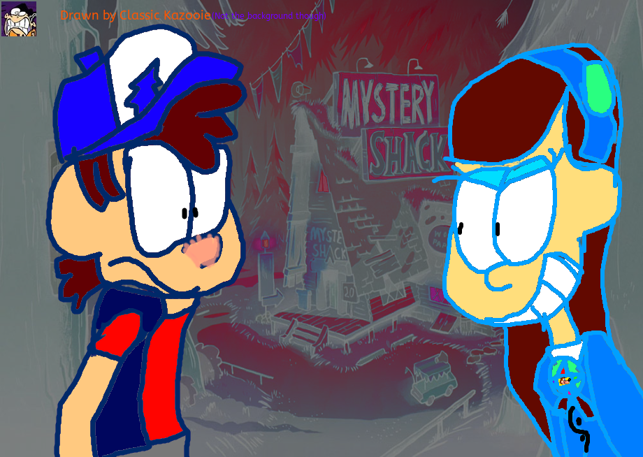 Dipper Pines and Mabel Gleeful by ClassicKazooie on DeviantArt