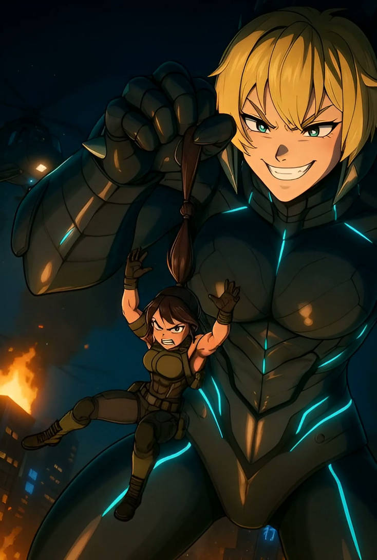 Kaiju Lira Taunting Tina version 2 by Lord-Of-Diminishment on DeviantArt