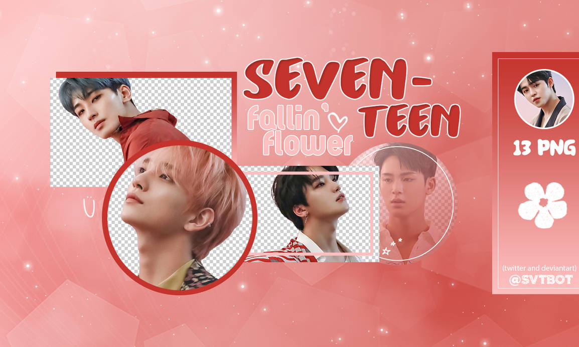 [PNG PACK] SEVENTEEN FALLIN' FLOWER PHOTOSHOOT by svtbot on DeviantArt