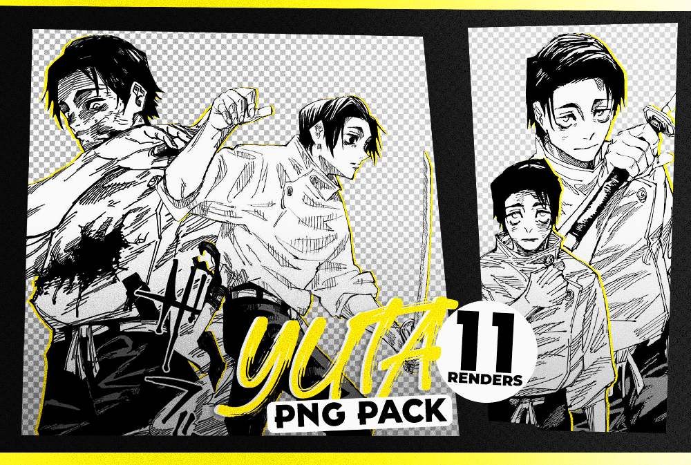 Yuta Okkotsu (Jujutsu Kaisen) - PACK PNG #1 by XXXcry on DeviantArt