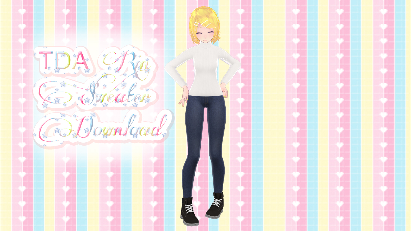 TDA Rin Sweater Download by Yuu2002 on DeviantArt