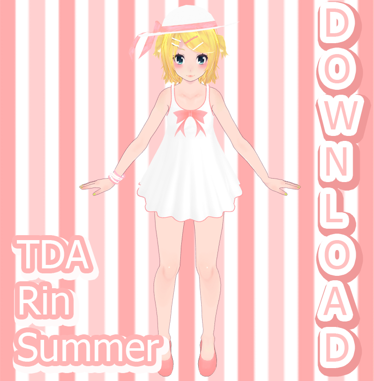 TDA Rin Summer Download by Yuu2002 on DeviantArt