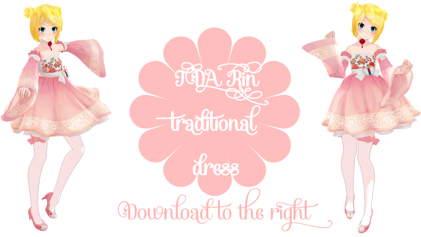 TDA Rin traditional dress Download [MMD] by Yuu2002 on DeviantArt