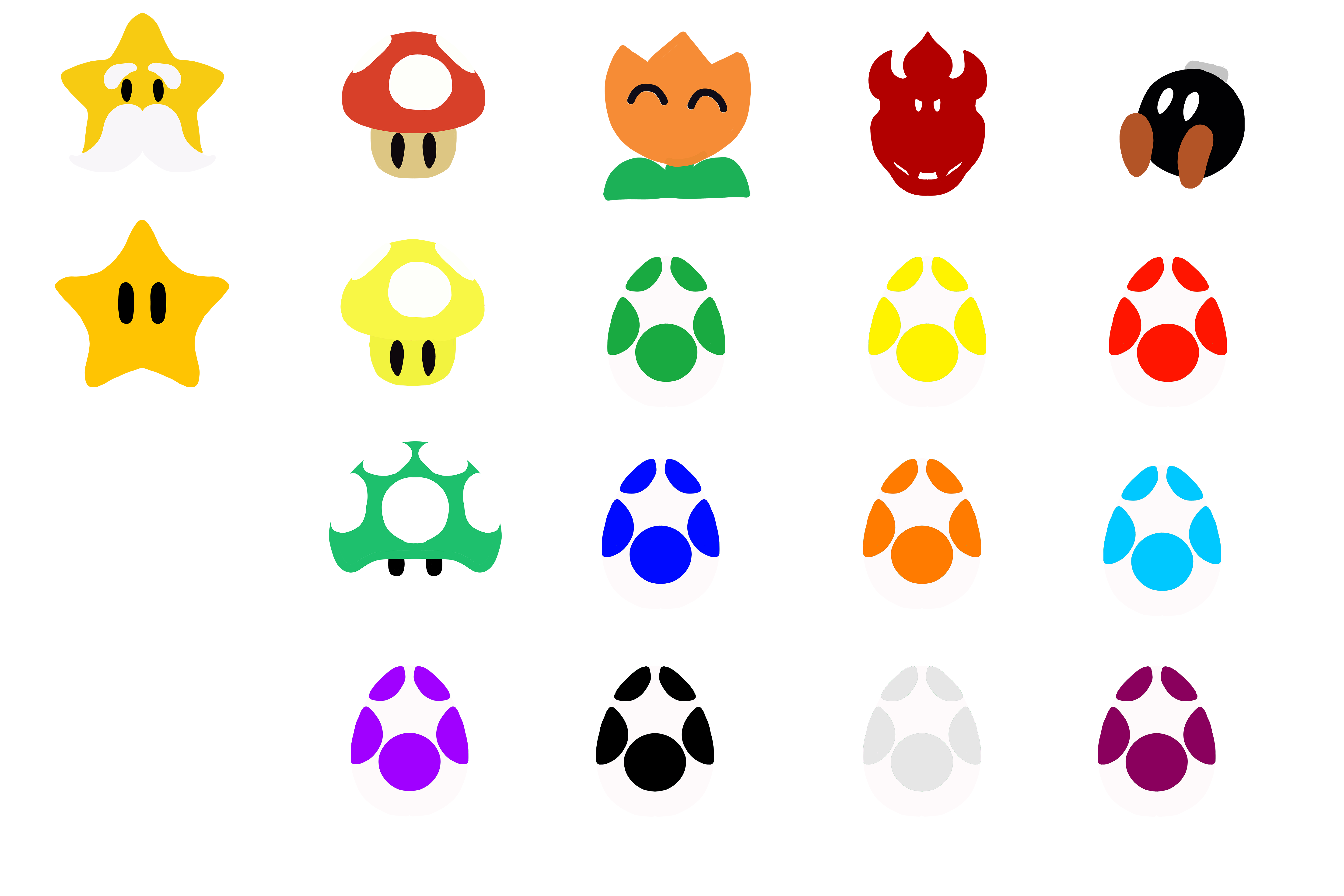 Mario Symbols Round 1 by Eris1521987 on DeviantArt