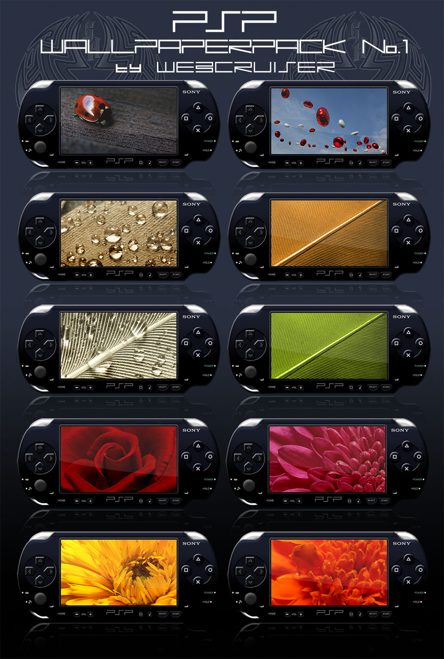 PSP Wallpaperpack No. 1 by webcruiser on DeviantArt
