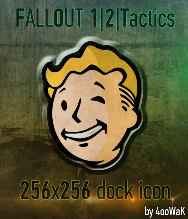 Fallout 1/2/Tactics HQ dock icon by 4oowak by 4ooWaK on DeviantArt