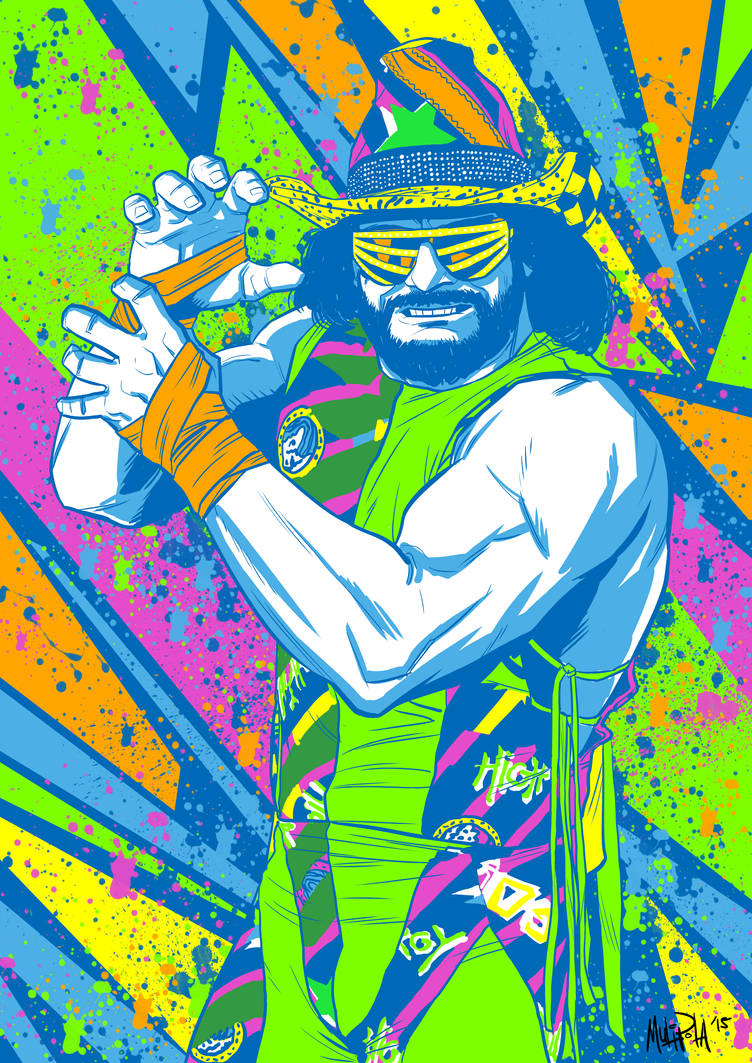 Macho Man Randy Savage - Total Wrestling mag cover by BloodySamoan on ...