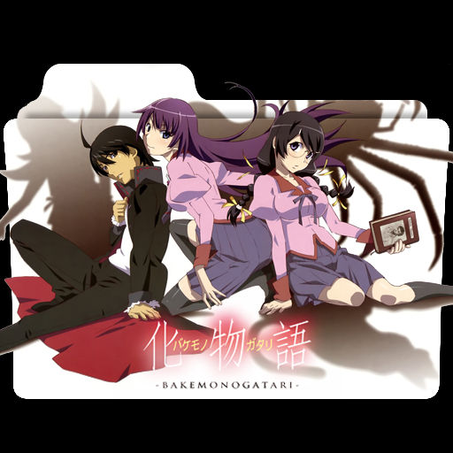 Bakemonogatari icon folder by Thiagolxxx on DeviantArt