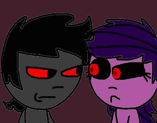 Two dark ponies by picklegrassdy on DeviantArt
