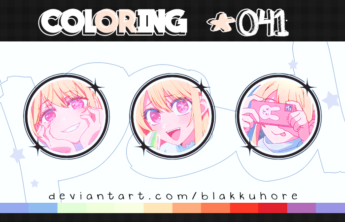 [F2U] SUPER STAR! { PSD COLORING #041 } by BlakkuHore on DeviantArt