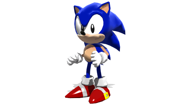 Classic Sonic Low Poly (Old MMD SAB64) Download by Pankenellos on ...