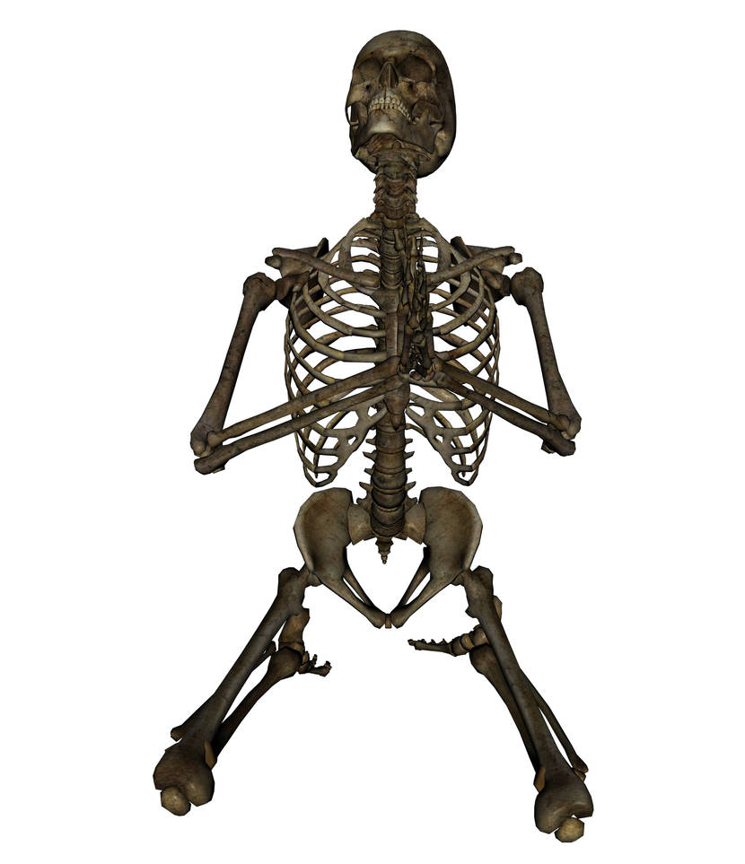 Skeleton - Praying Front by markopolio-stock on DeviantArt