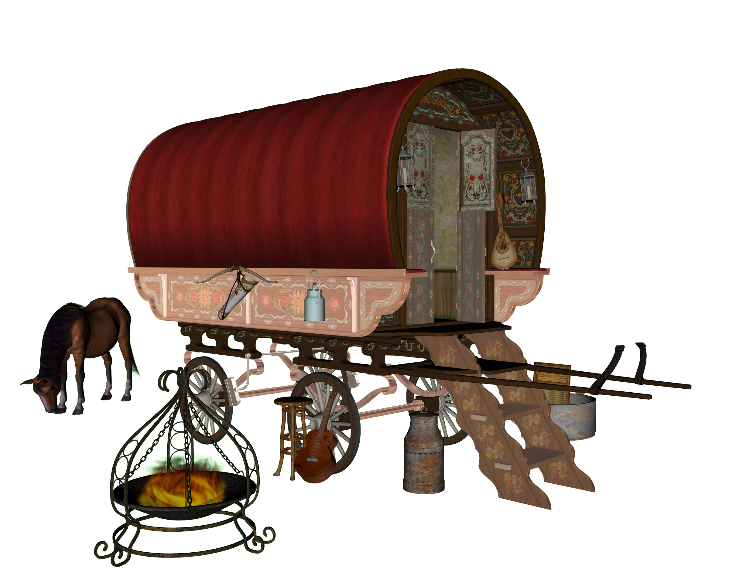 Gypsy Camp by markopolio-stock on DeviantArt