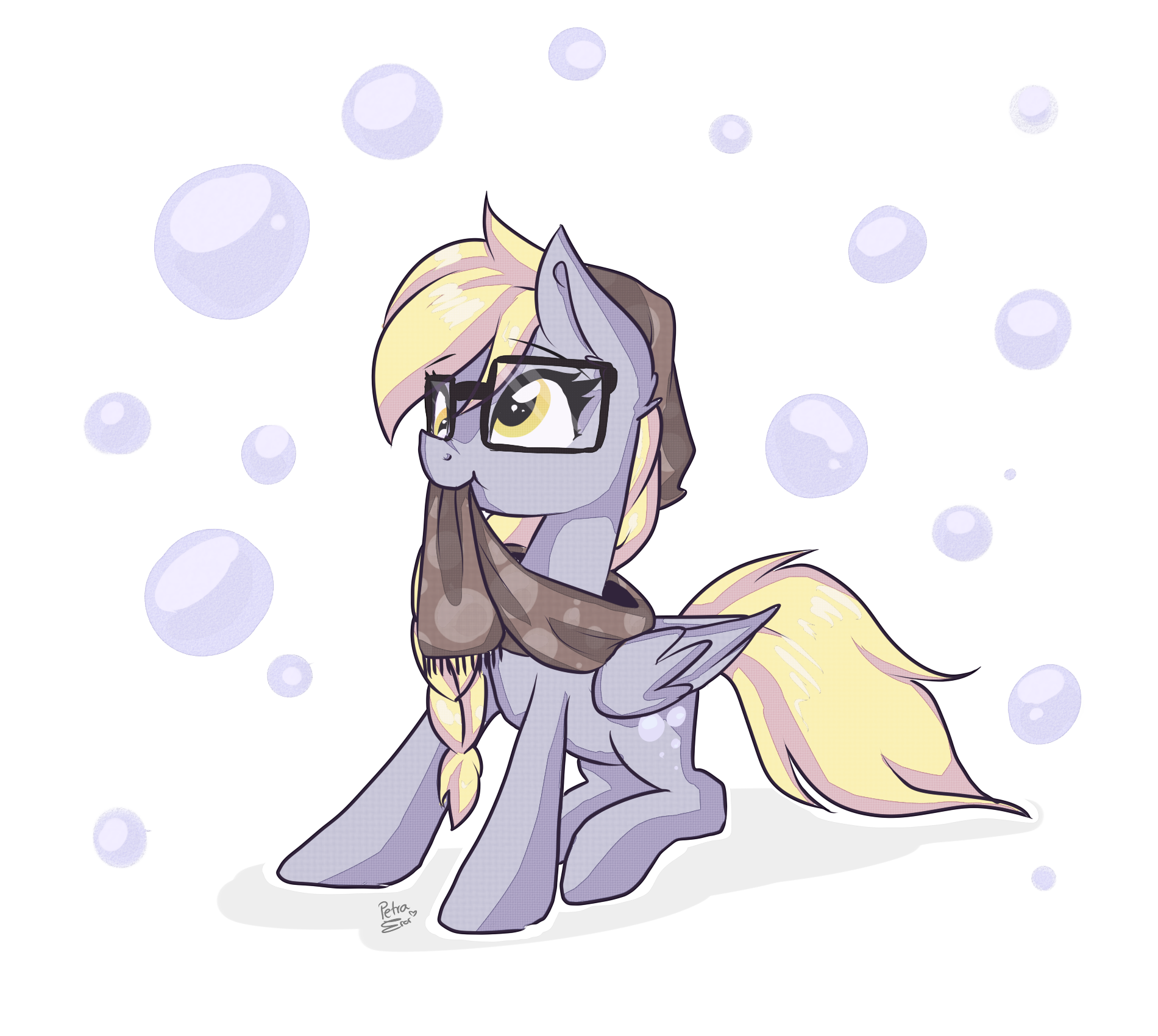 Hipster Derpy by Drawing-Heart on DeviantArt