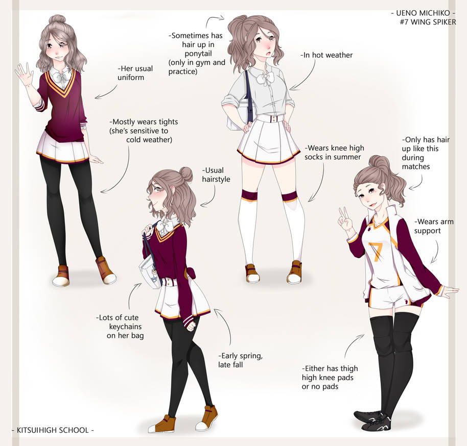{Haikyuu!!OC} Ueno Michiko by MysteryShadow1 on DeviantArt
