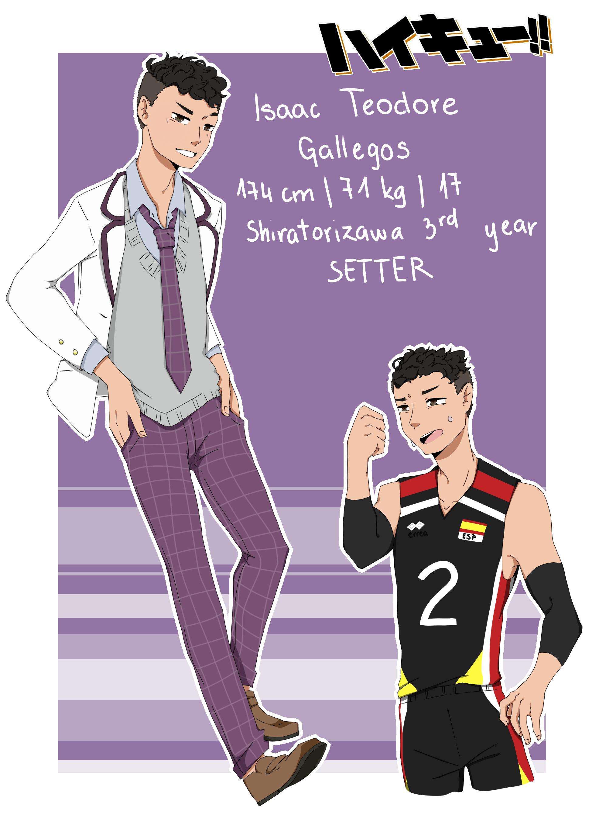 Isaac ref sheet by MysteryShadow1 on DeviantArt