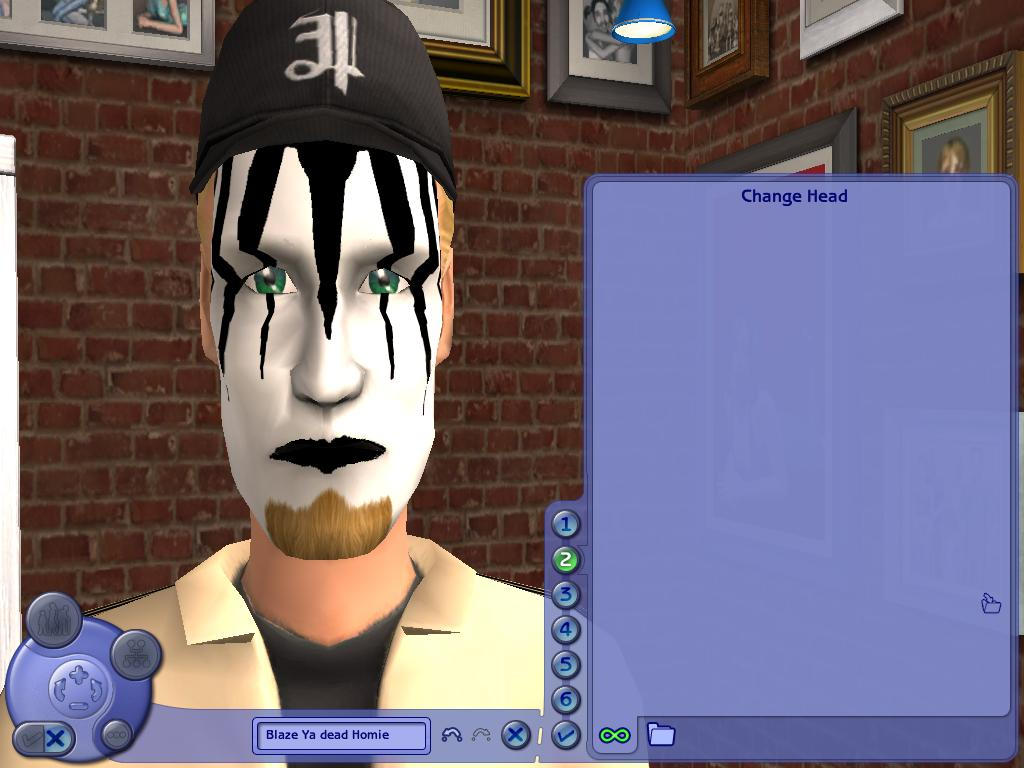 Sims 2: Blaze Face Paint by Bloodruby08 on DeviantArt