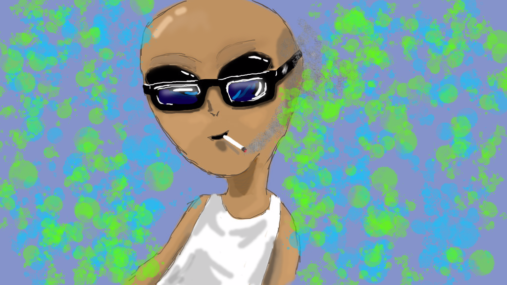 Ayyy lmao the turnt alien by Ekolovos on DeviantArt